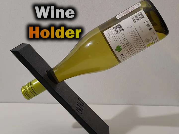 Wine Bootle Holder by Pitrus3D MakerWorld: Download Free 3D Models