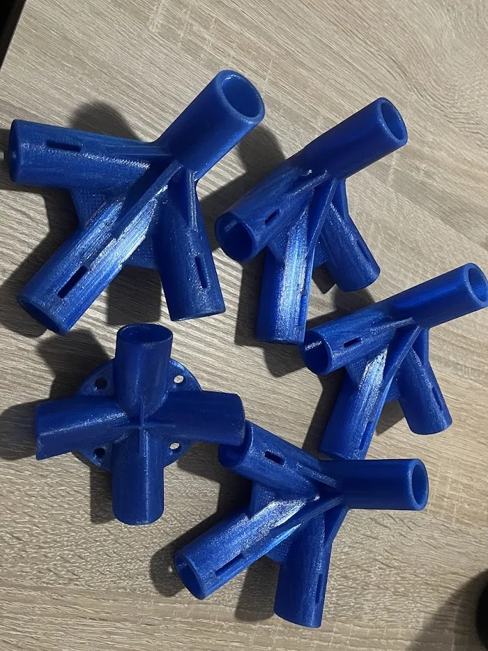 tent frame component / children’s tent frame part - Free 3D Print Model ...