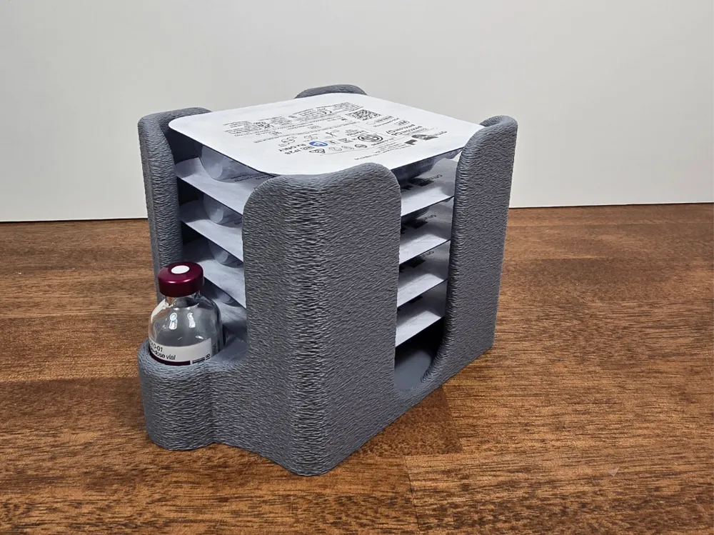 omnipod 5 and insulin vial holder - Free 3D Print Model - MakerWorld