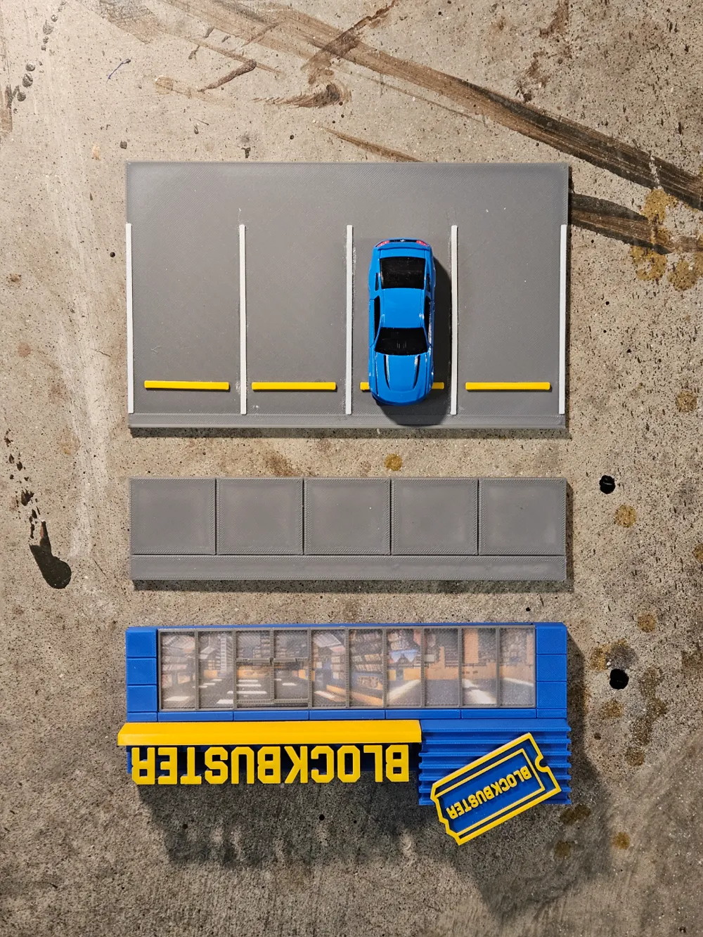 1:64 Blockbuster Store Scale Model - Free 3D Print Model - MakerWorld