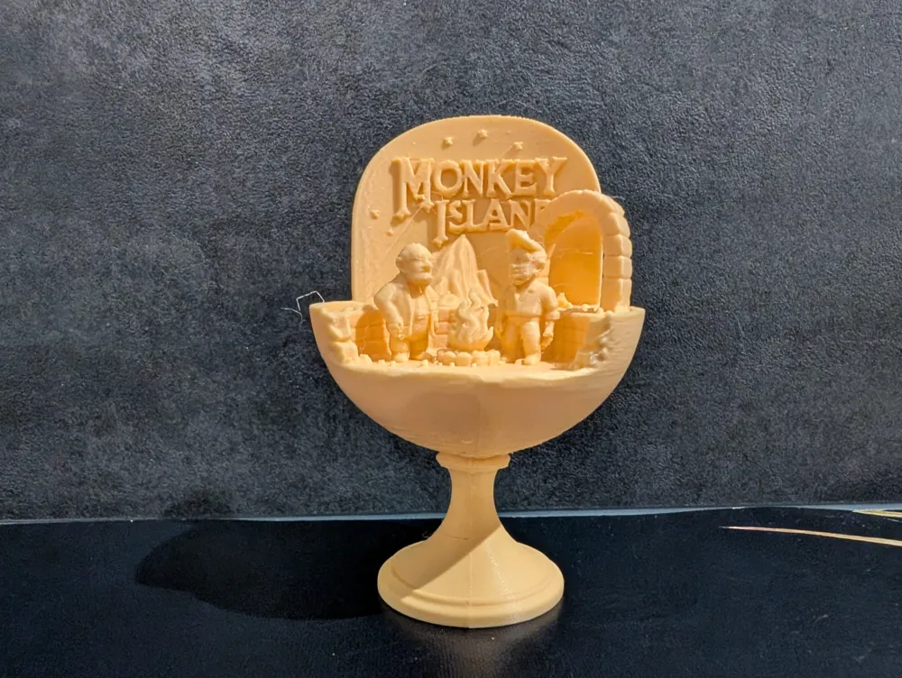 Monkey Island diorama - Free 3D Print Model - MakerWorld