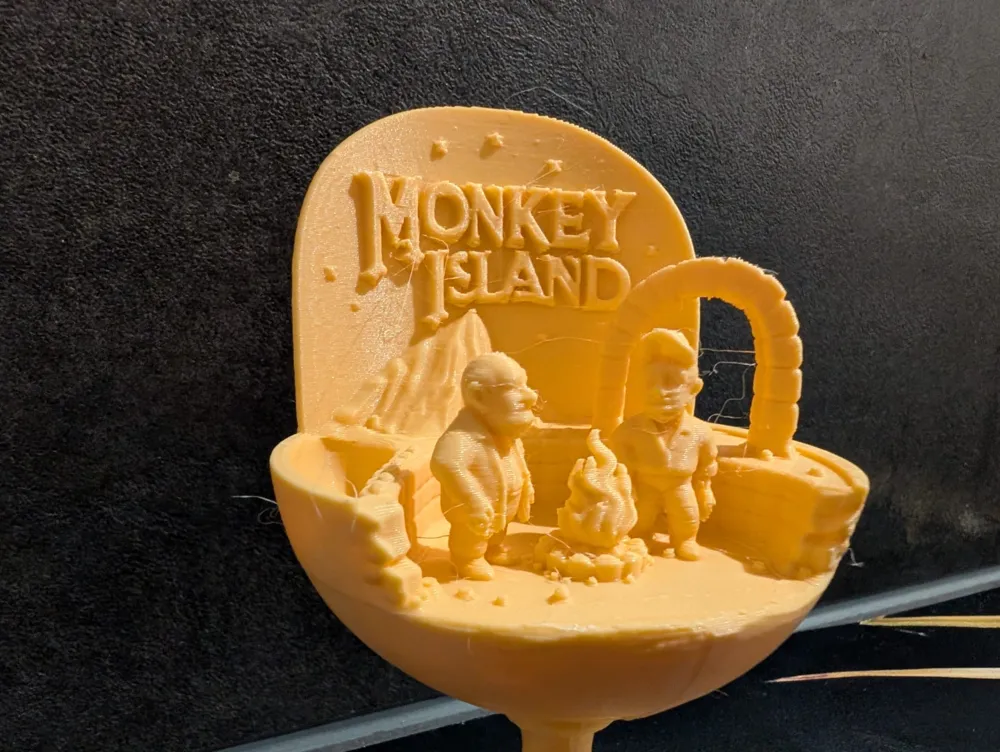 Monkey Island diorama - Free 3D Print Model - MakerWorld