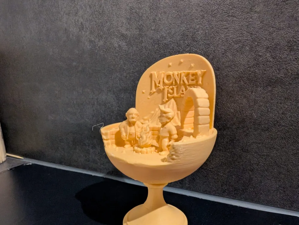 Monkey Island diorama - Free 3D Print Model - MakerWorld