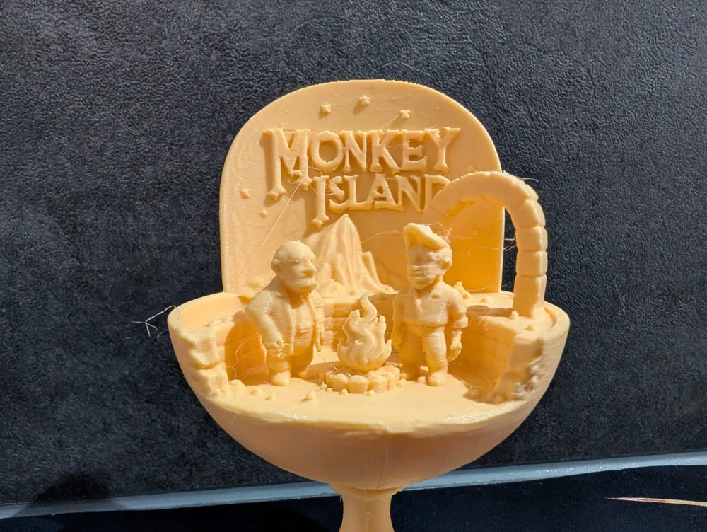 Monkey Island diorama - Free 3D Print Model - MakerWorld