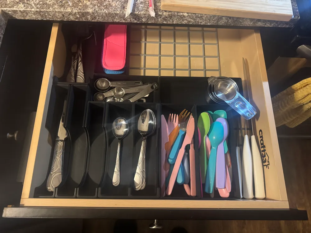 5x3x50mm Gridfinity Silverware Tray Remix Remixed by CigarDad - MakerWorld