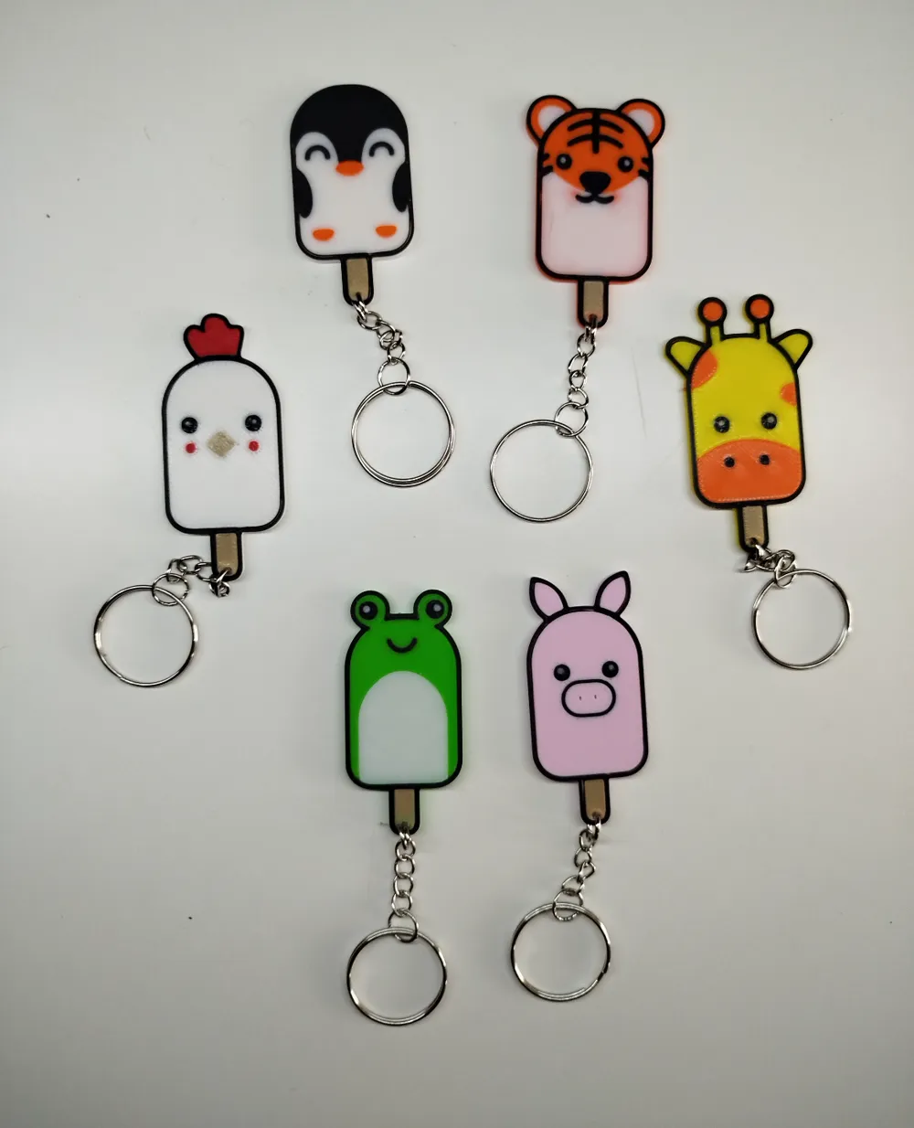 PACK OF 22 CUTE ANIMALS KEYCHAINS by Blackky98 MakerWorld: Download Free 3D Models