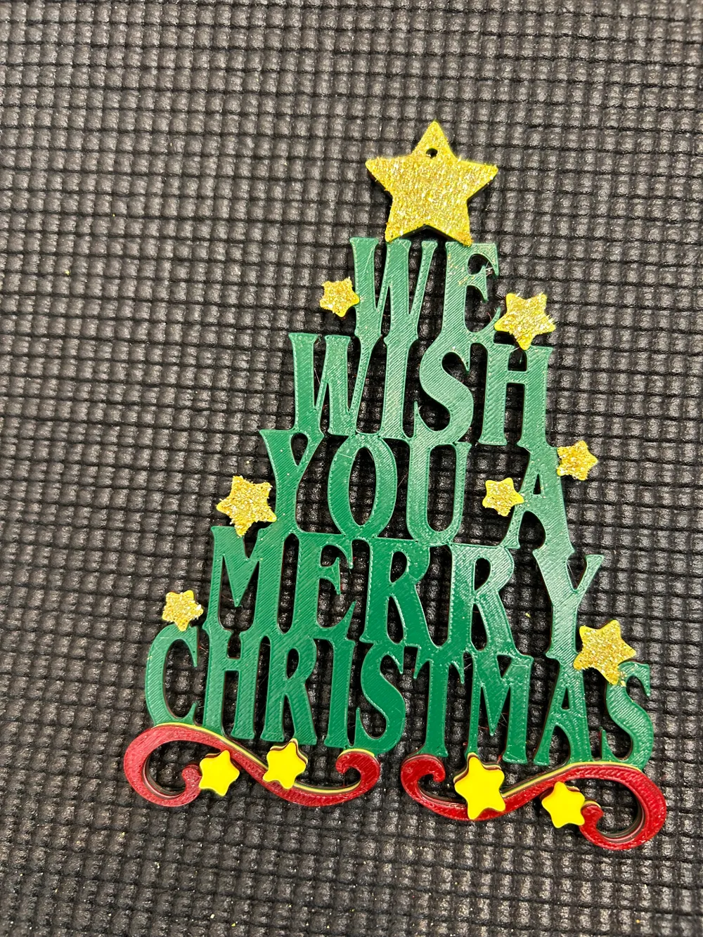 Scaled We wish you a Merry Christmas tree decoration by KENPRINT ...