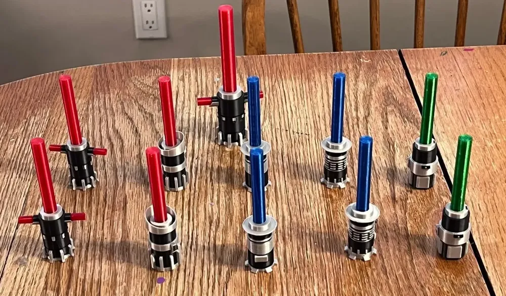 Thumb Wars Lightsabers - Free 3D Print Model - MakerWorld