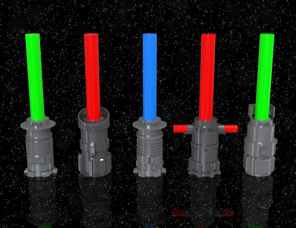 Thumb Wars Lightsabers - Free 3D Print Model - MakerWorld