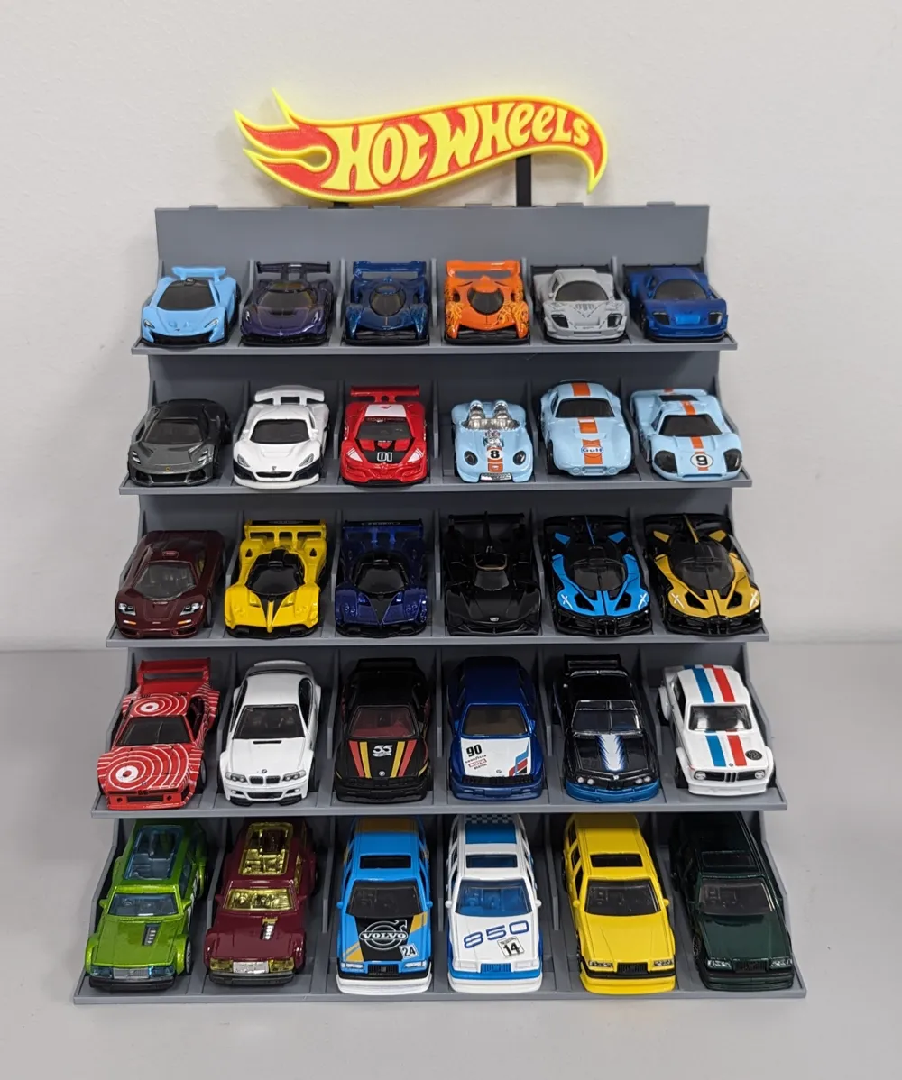 Hot Wheels Display Garage 5 Tier Frame by AyAyRon MakerWorld: Download ...