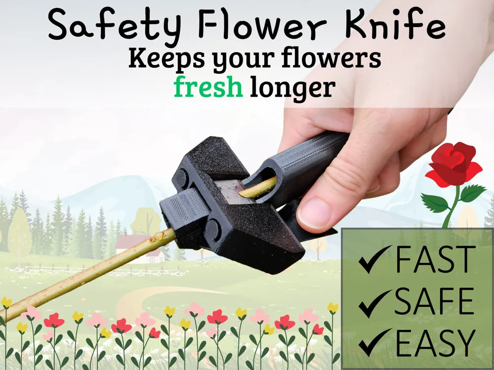Safety Flower Knife - Fast, Safe, Easy! by The Ingenious Tinkerer ...