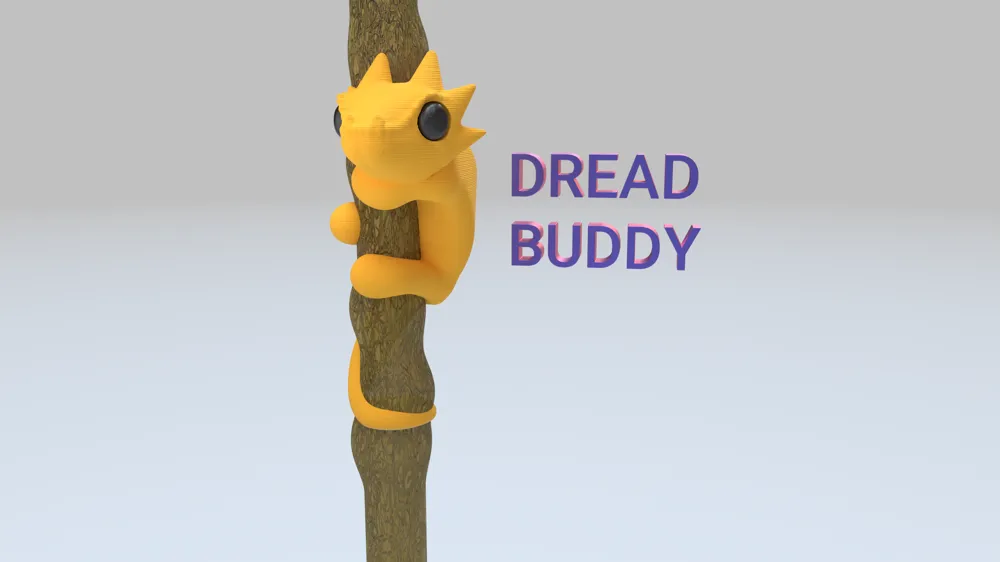 Adorable Bearded Dragon Straw/stethoscope buddy - Free 3D Print Model ...