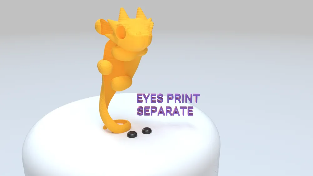 Adorable Bearded Dragon Straw/stethoscope buddy - Free 3D Print Model ...