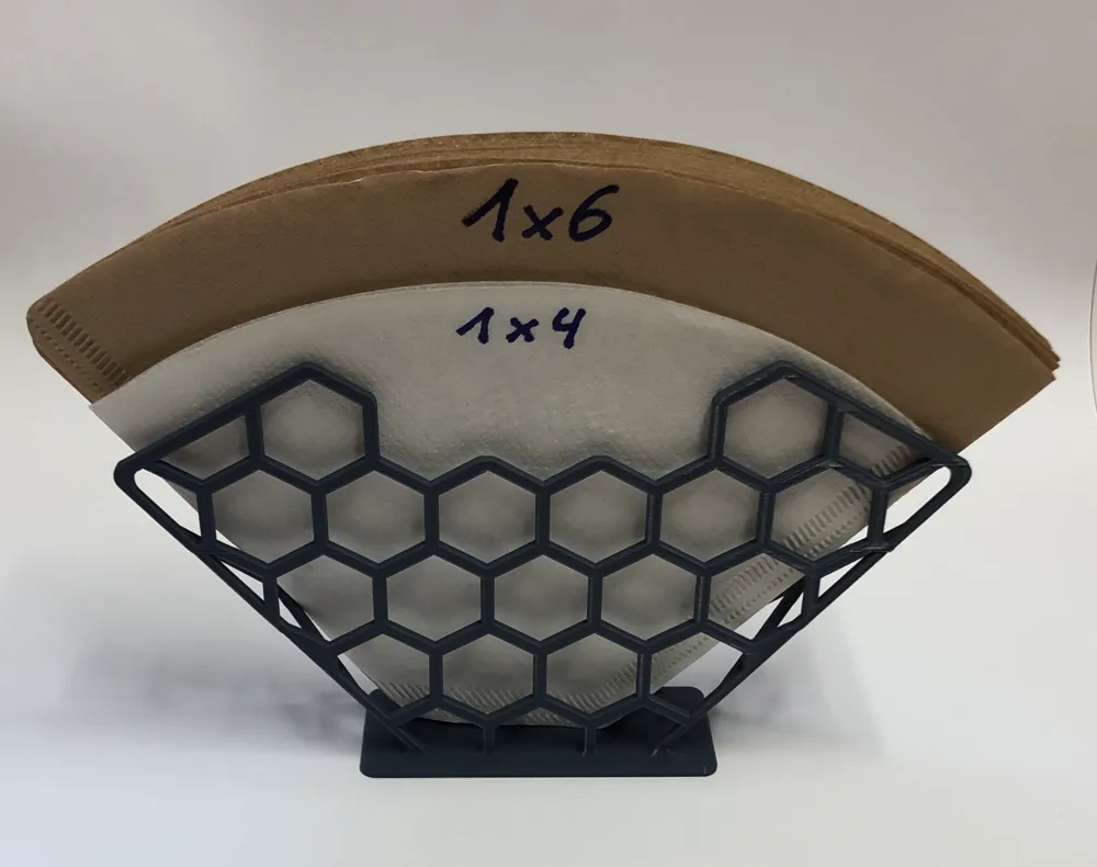 coffee filter holder (1x4, 1x6) - Free 3D Print Model - MakerWorld