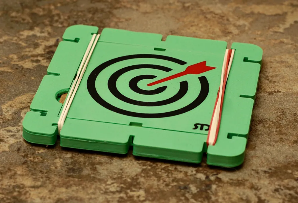 Shooting target frame for 3 inch reactive sticker by Malx - MakerWorld