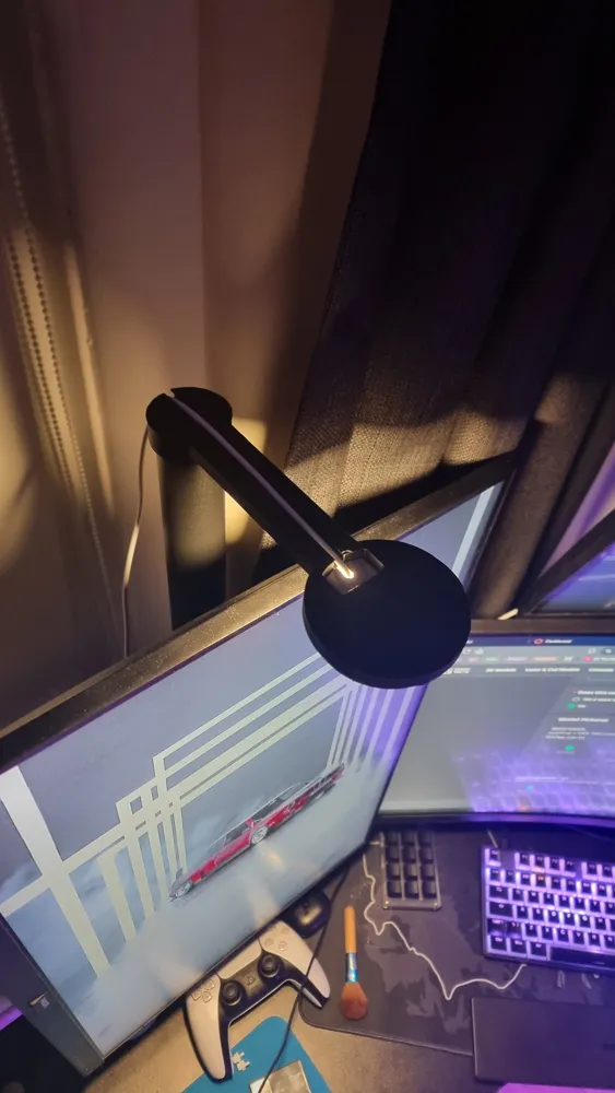 Monitor Bar Desk Light Puck - Free 3D Print Model - MakerWorld