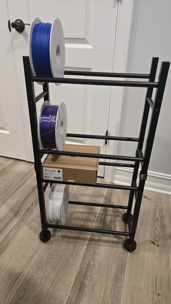 Wheels/Connectors: Modular Filament Spool Storage - Free 3D Print Model ...