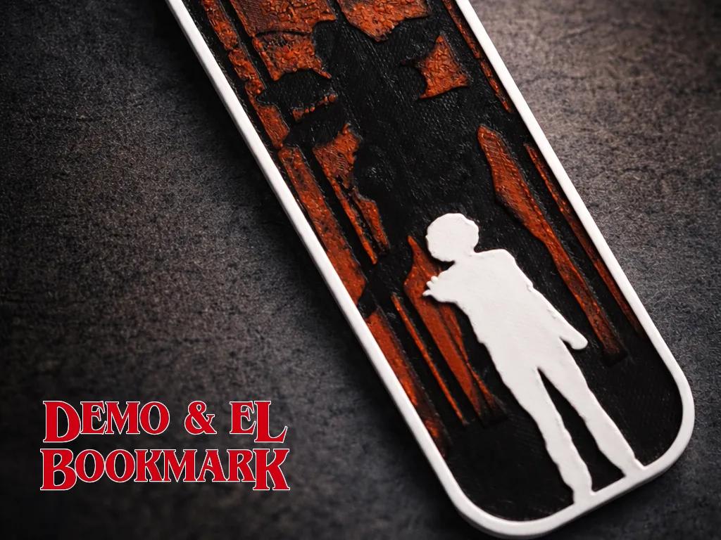 Stranger Things - Demogorgon & Eleven bookmark - Free 3D Print Model ...