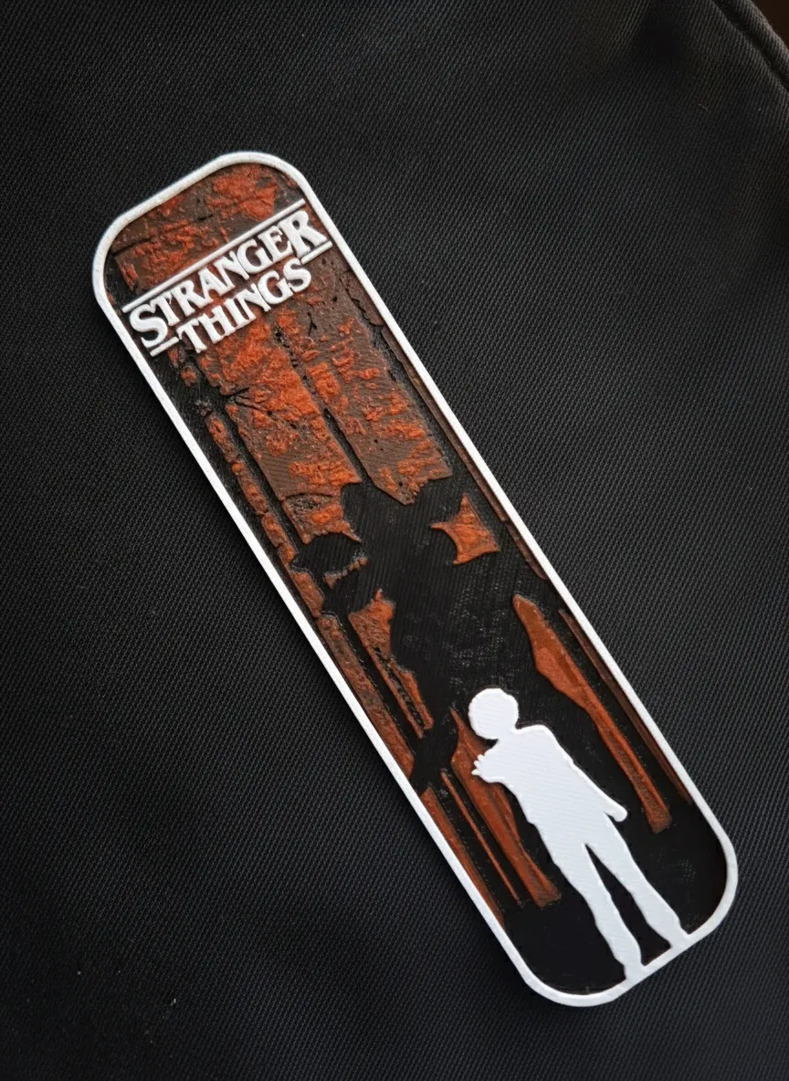 Stranger Things - Demogorgon & Eleven bookmark - Free 3D Print Model ...
