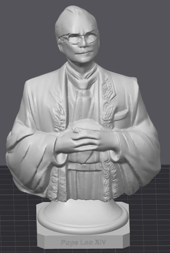Pope Leo XIV - Pope Robert Francis Prevost by Smirnoff MakerWorld ...