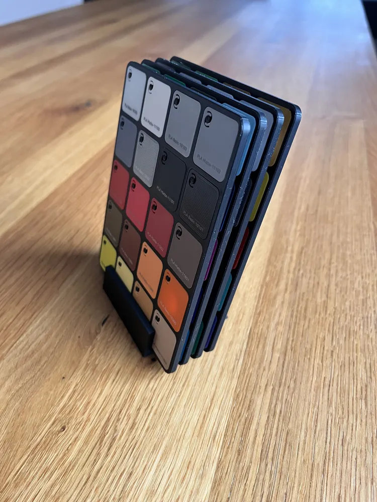 Stand for Filament Swatch Display Boards Bambu Lab by René - MakerWorld