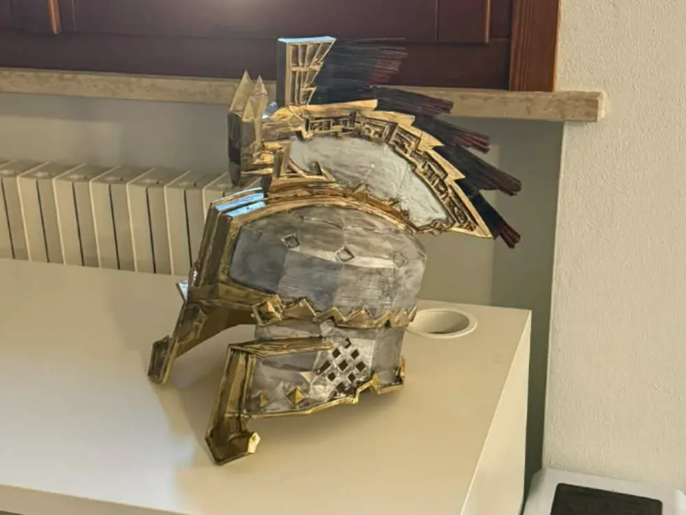 Dáin Ironfoot Helmet - The Hobbit - REAL CREST - Free 3D Print Model ...