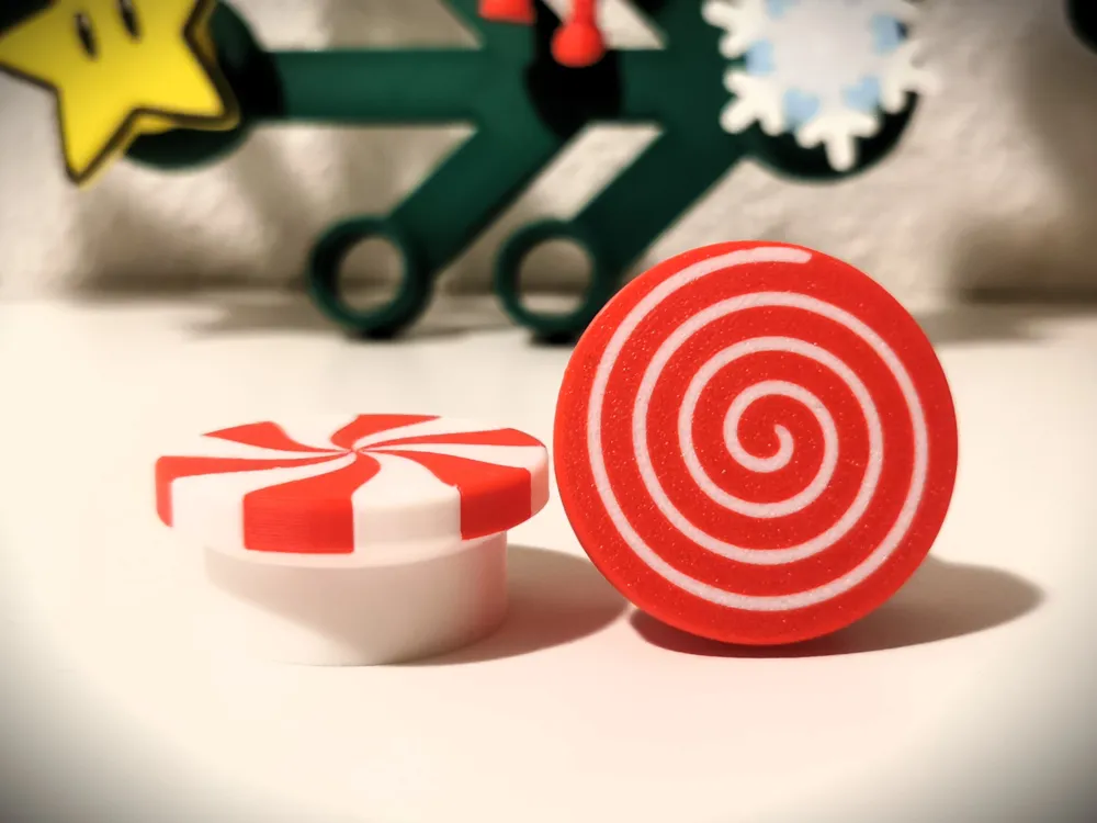 Giant Building brick Christmas Candy Cane Circles by rijstraket ...