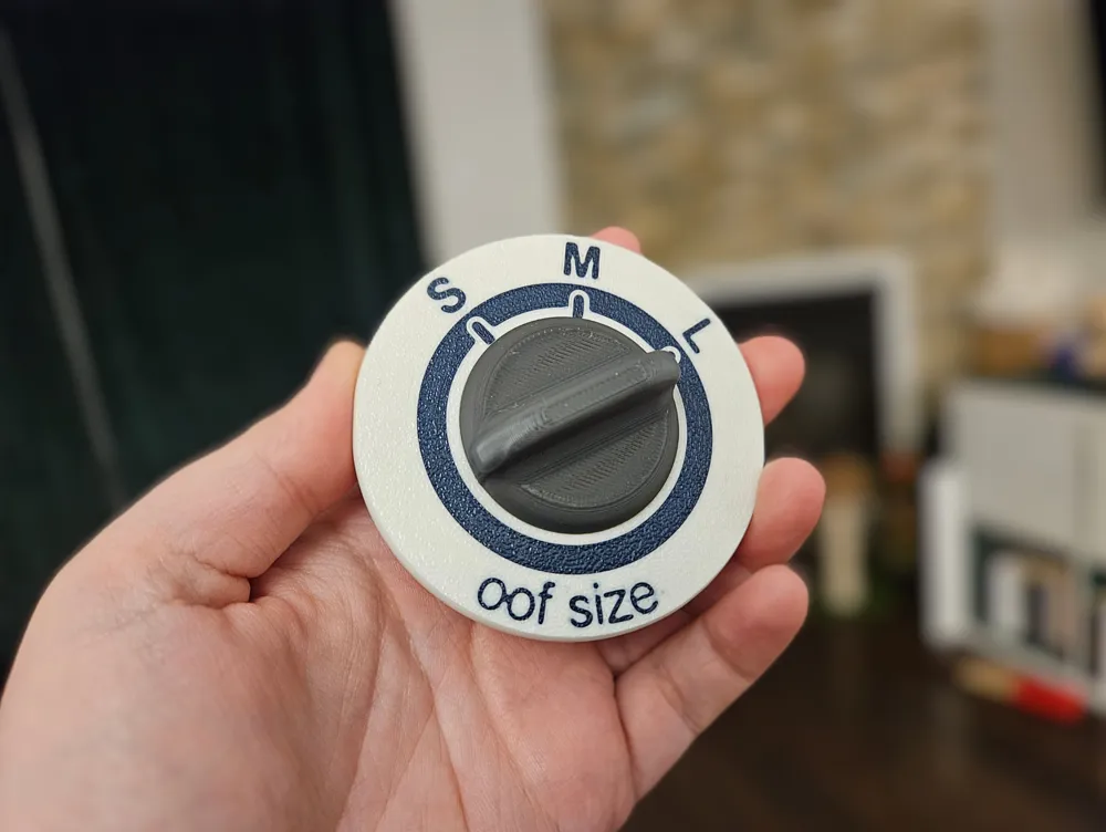 Oof Meme Knob - Crank it to your liking by Catherine Doucet - MakerWorld