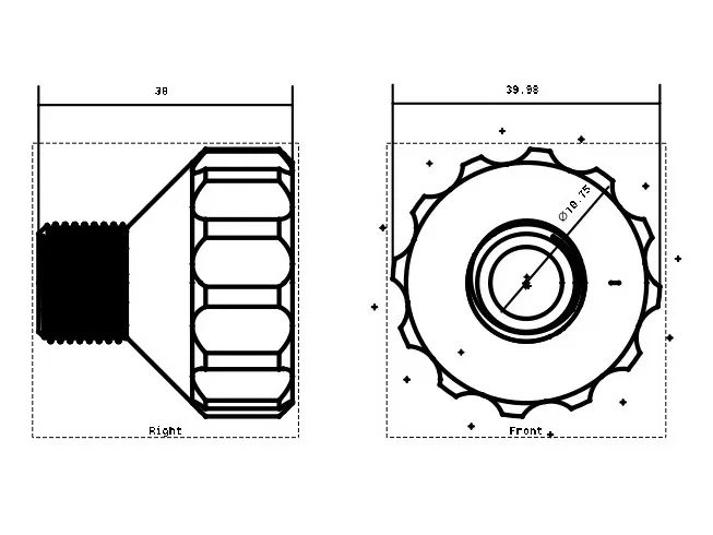 3/8 NPS to 3/4 GHT Female Garden Hose Adapter by mr_ray MakerWorld ...