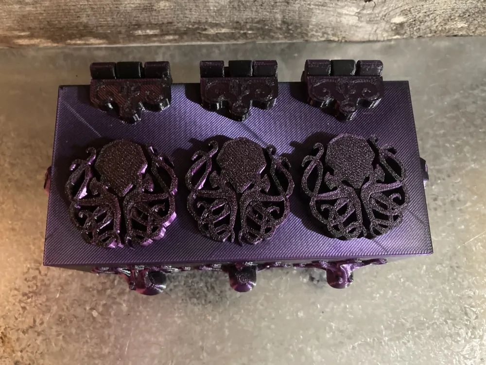 Cthulhu Inspired Puzzle Box - Free 3D Print Model - MakerWorld