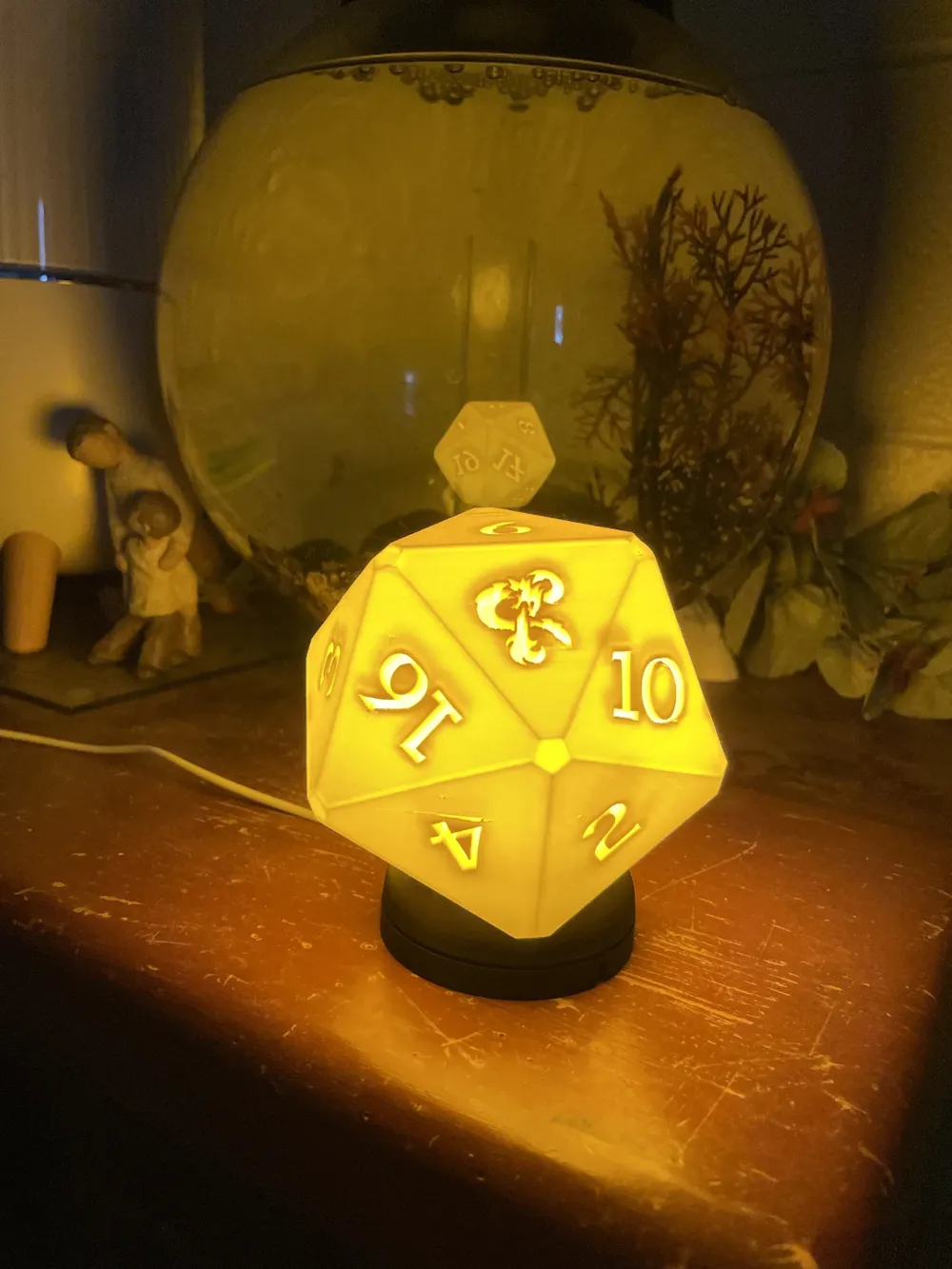 D20 lamp - Free 3D Print Model - MakerWorld