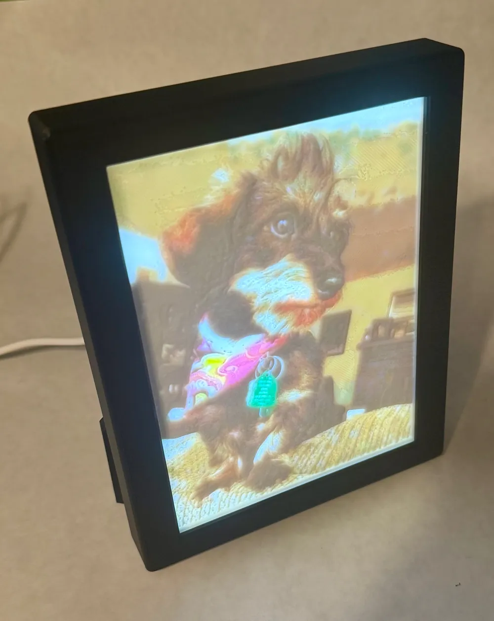 Lithophane Frame for Bambu CMYK LED board - Free 3D Print Model ...
