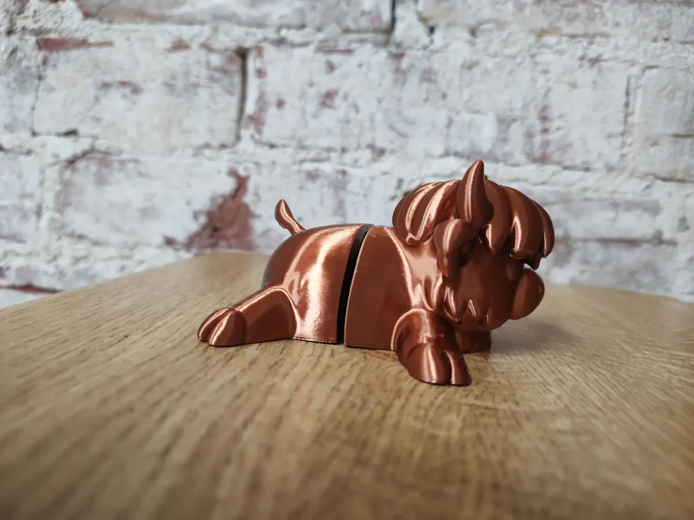 Highland Cow Articulated Flexi Fidget by Printcess_Layer MakerWorld ...