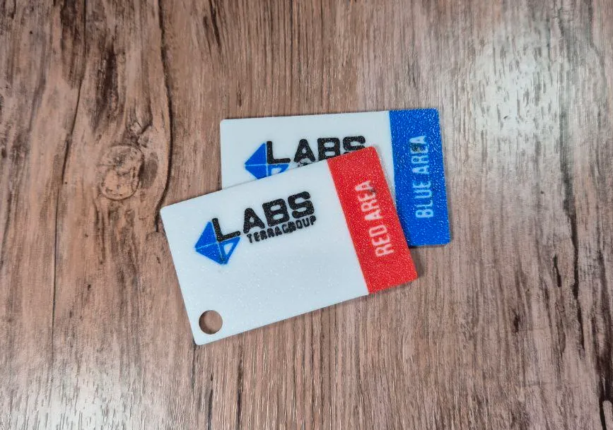 TerraGroup Labs keycard (RED) - Free 3D Print Model - MakerWorld