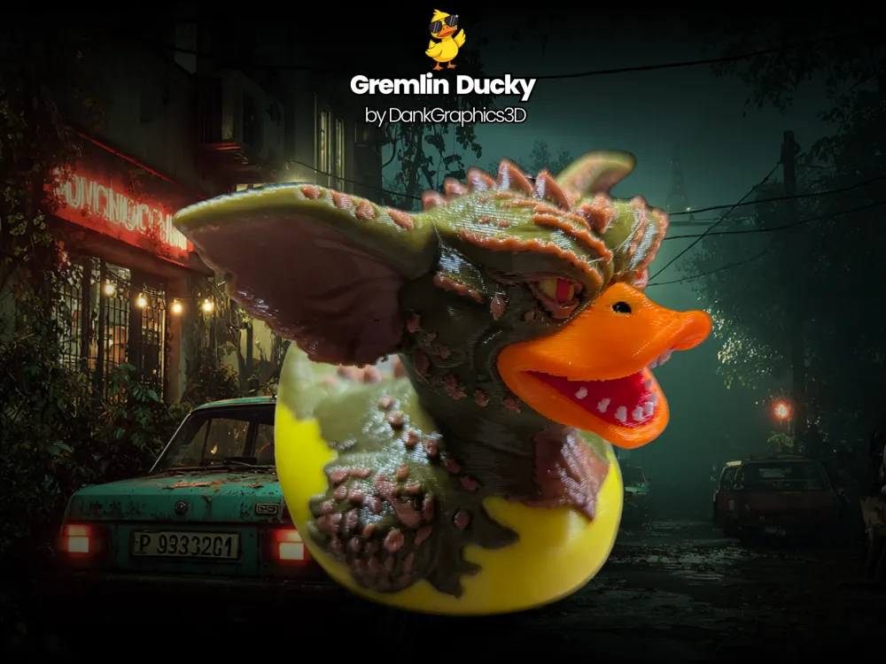 Mischievous Gremlin Ducky | AMS | DUCK DUCK JEEP - Free 3D Print Model ...