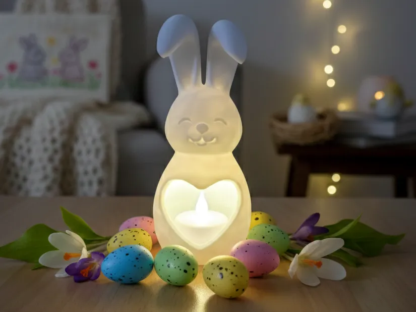 Heart Rabbit - Free 3D Print Model - MakerWorld