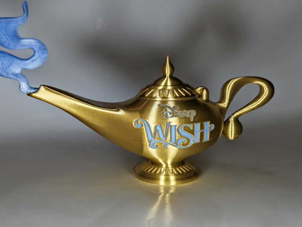 Disney Wish, Wishing Lamp - Free 3D Print Model - MakerWorld