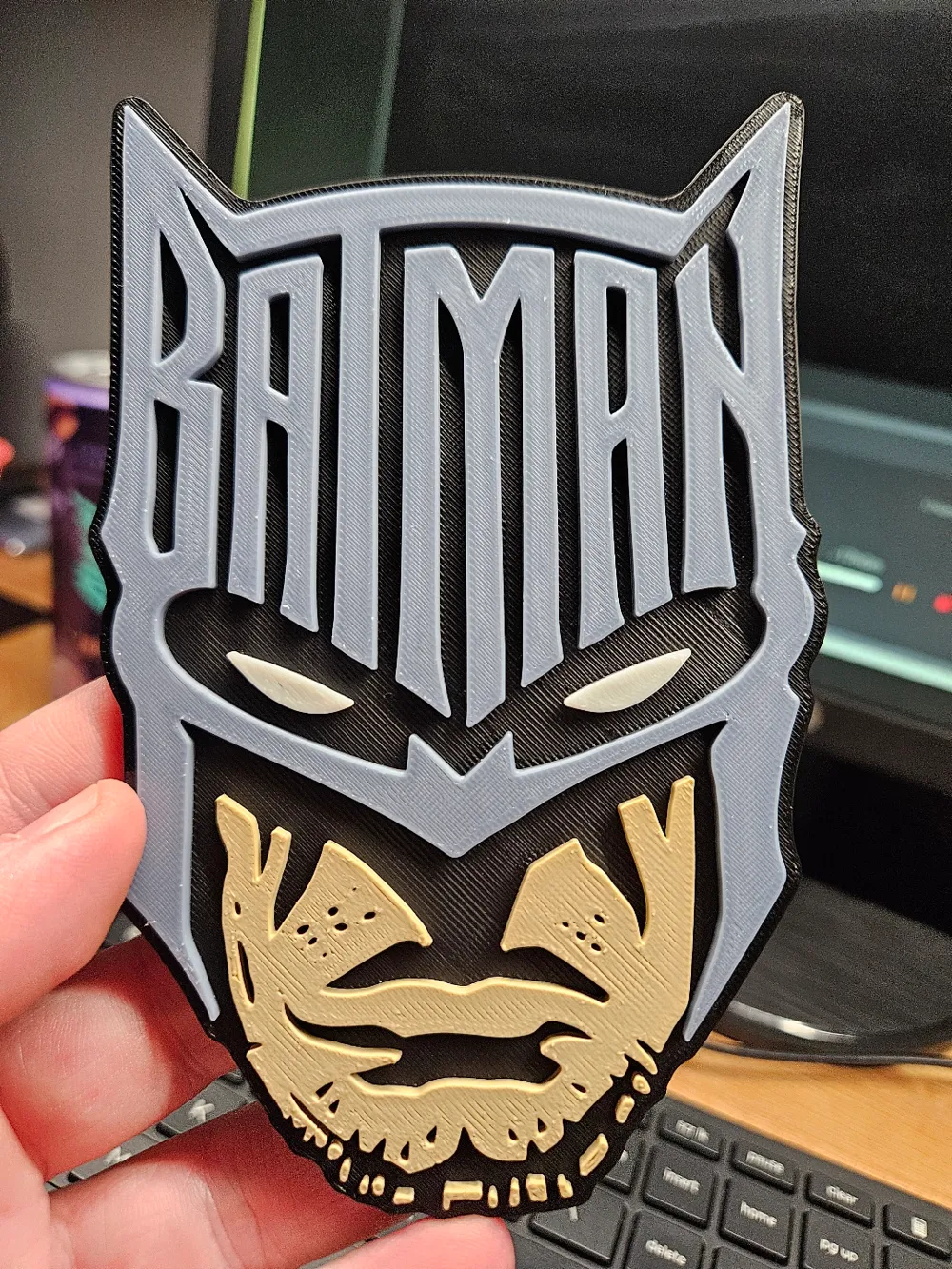 Batman - Layered - Word Wall Art by JF-699 - MakerWorld