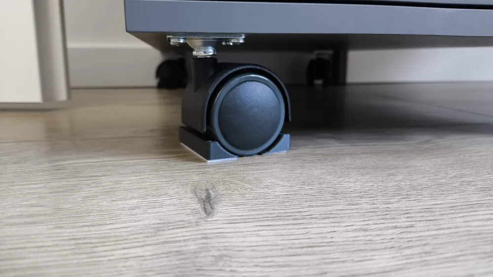 IKEA Alex Cabinet Wheel Lock – Felt Pad Compatible - Free 3D Print ...
