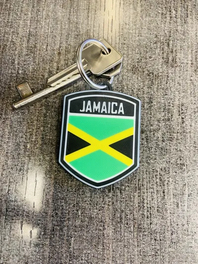 JAMAICA KEYCHAIN by GAF 3D MakerWorld: Download Free 3D Models
