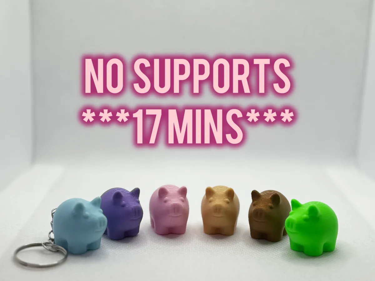 Cute mini Pig - Free 3D Print Model - MakerWorld