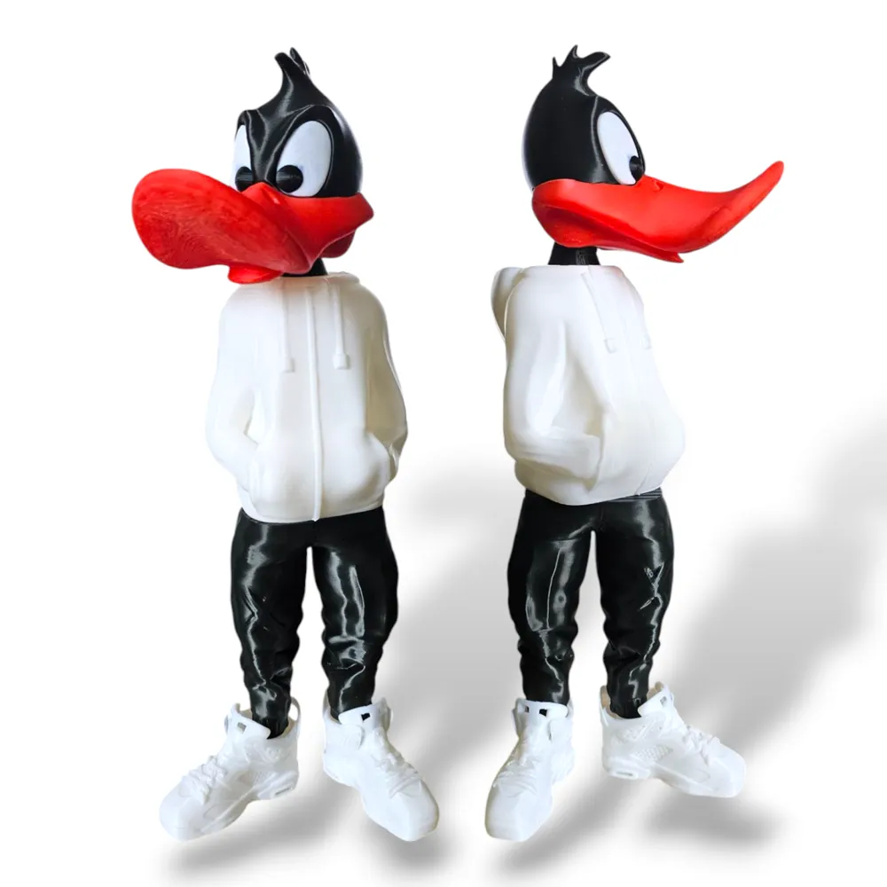 Style Urbain Daffy Duck Articulé - Modèle d'Impression 3D Gratuit ...