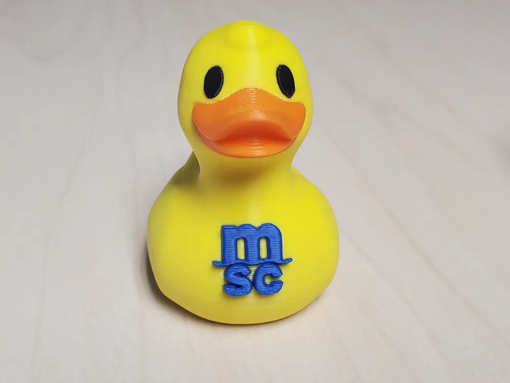 MSC Cruise Line Duck AMS & One Color - Free 3D Print Model - MakerWorld