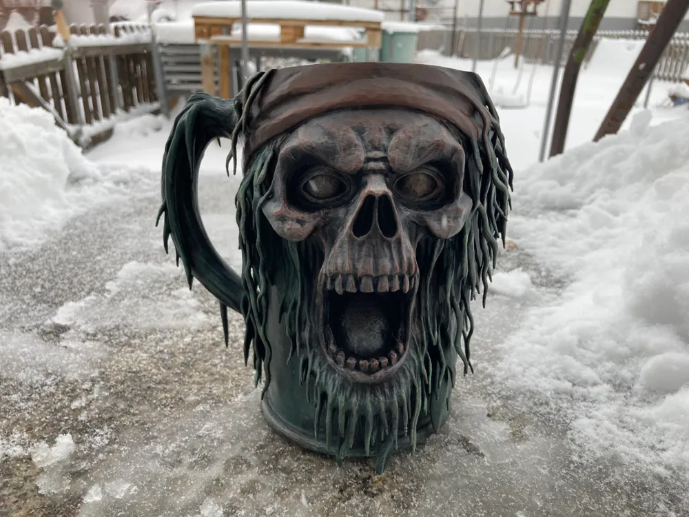 Pirate Tankard "Dead Sea" - Tankard for your beer can - Free 3D Print ...