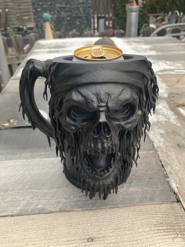 Pirate Tankard "Dead Sea" - Tankard for your beer can - Free 3D Print ...