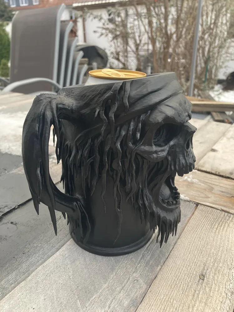Pirate Tankard "Dead Sea" - Tankard for your beer can - Free 3D Print ...