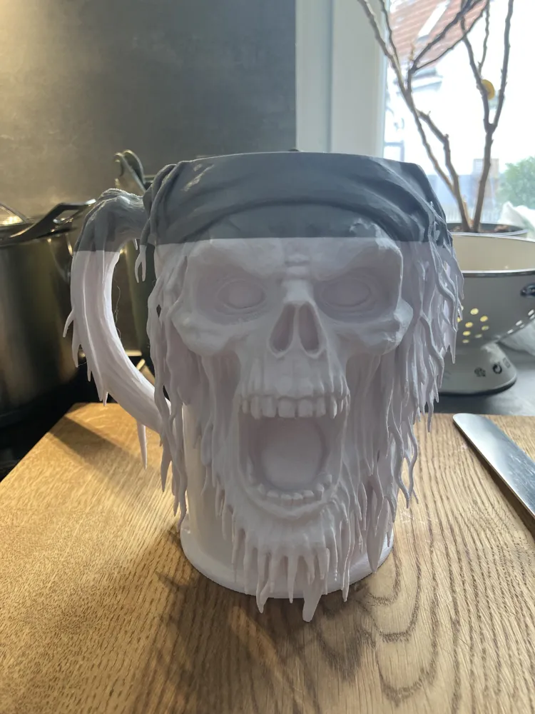 Pirate Tankard "Dead Sea" - Tankard for your beer can - Free 3D Print ...