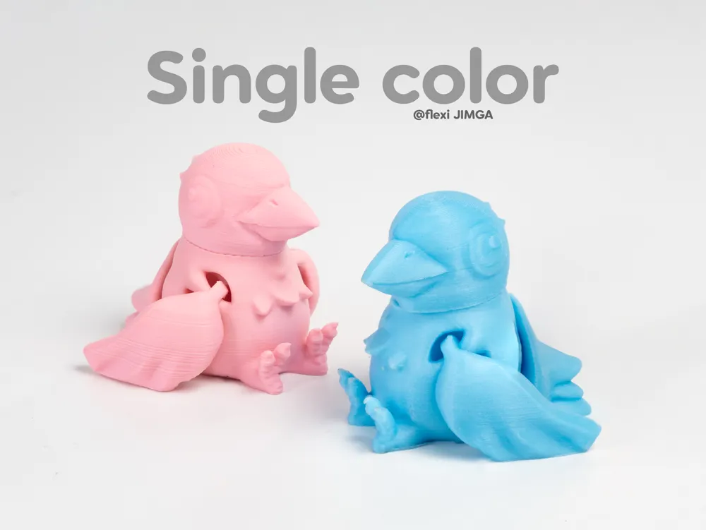 Little Flexi Crow by 🟢 Flexi JIMGA MakerWorld: Download Free 3D Models