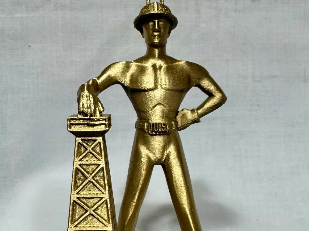 Tulsa Golden Driller by mthomac - MakerWorld
