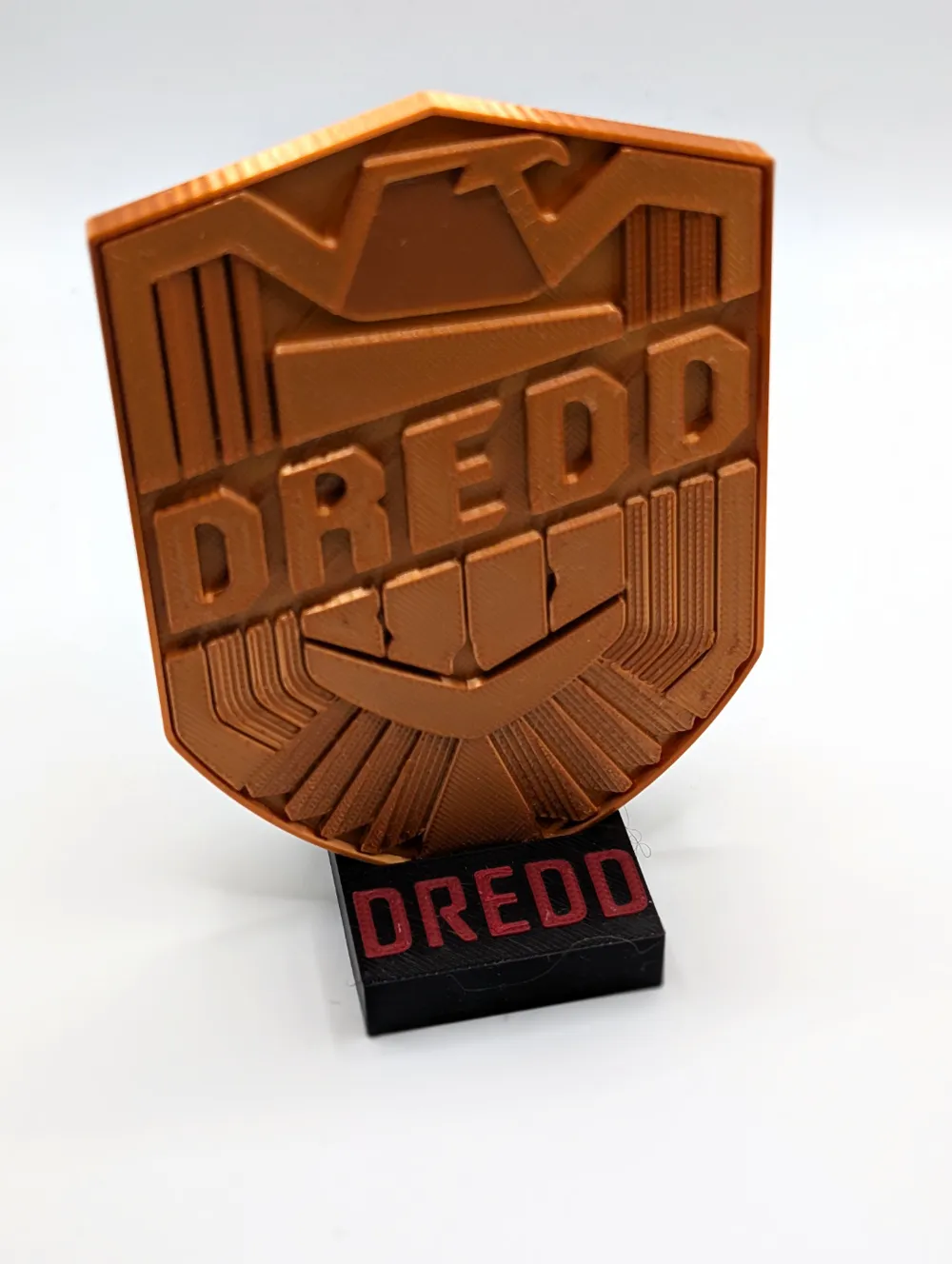 Dredd Badge - Free 3D Print Model - MakerWorld